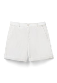 United Colors of Benetton STRETCH BERMUDAS - Shorts - white/blanco ...