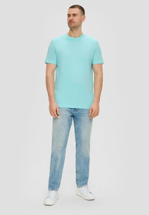 s.Oliver MIT LOGO - T-Shirt basic - helles türkis/mint - Zalando.de