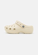 Crocs CLASSIC PLATFORM - Slip-ins med hög sula - bone/taupe - Zalando.se
