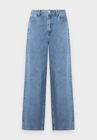 Object OBJLUCA - Wide leg - light blue denim/lyseblå denim - Zalando.no
