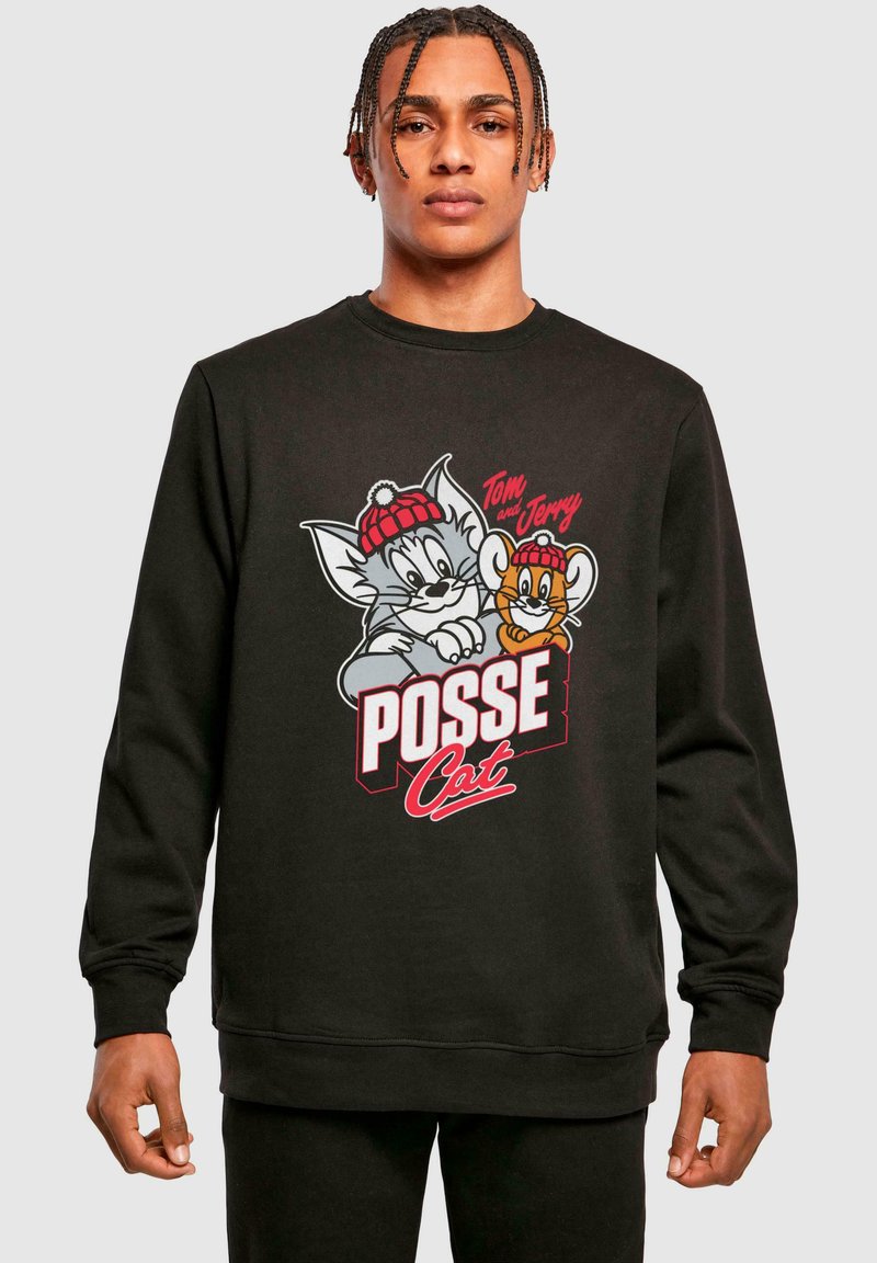 ABSOLUTE CULT TOM AND JERRY - POSSE CAT CREWNECK - Sweater - black ...