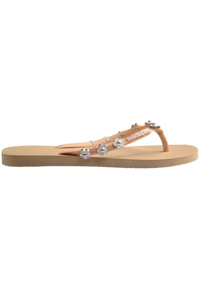 Havaianas SLIM STYLISH - Pool shoes - gold-coloured - Zalando.co.uk