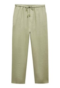 Mango Kalhoty - green/zelená - (Pre-owned) - Zalando.cz