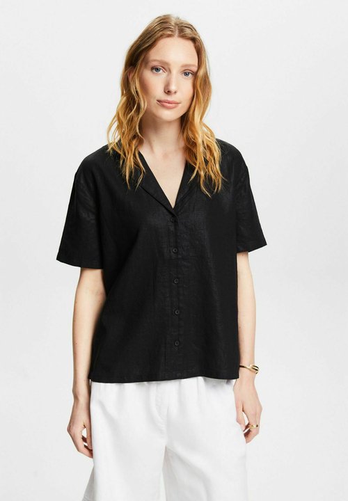 Object KURZARM - Blouse - black/zwart - Zalando.be