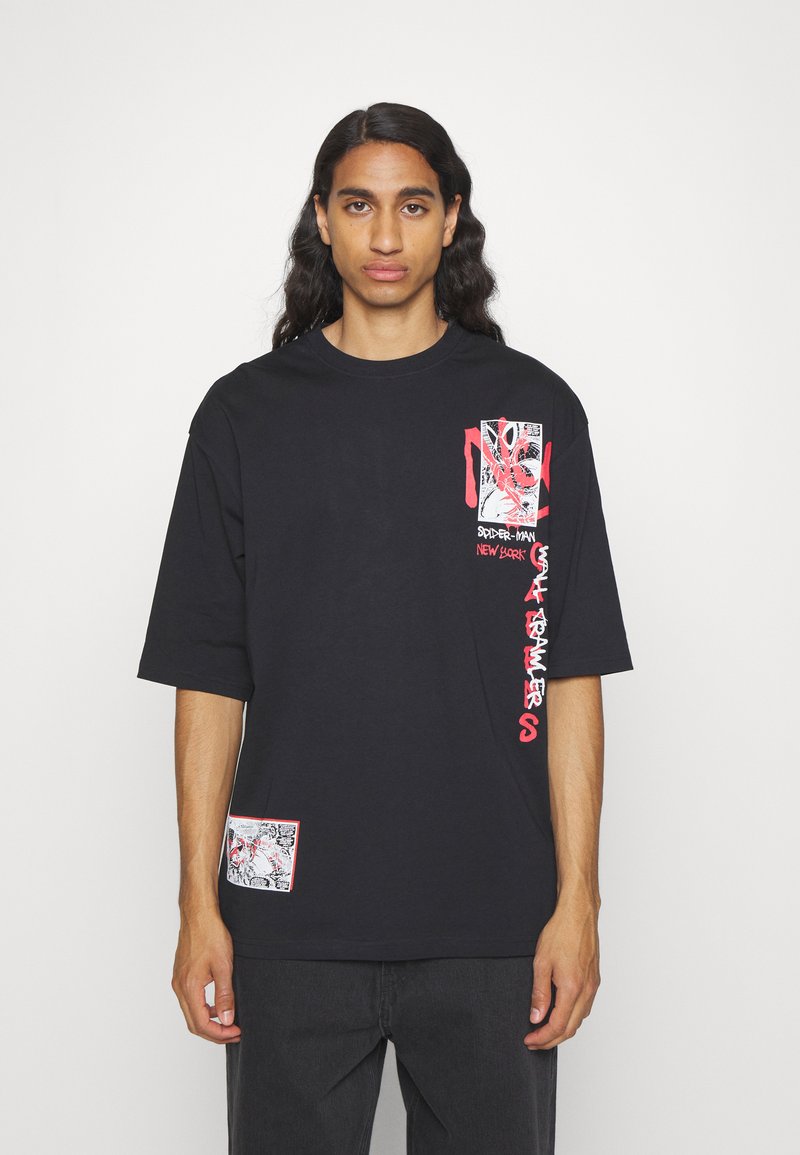 YOURTURN UNISEX - Print T-shirt - black - Zalando.co.uk