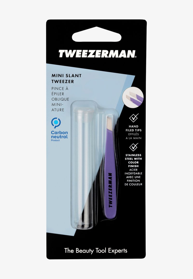 TWEEZERMAN MINI SLANT TWEEZER BLACK LEOPARD - Haarverwijderingstool ...