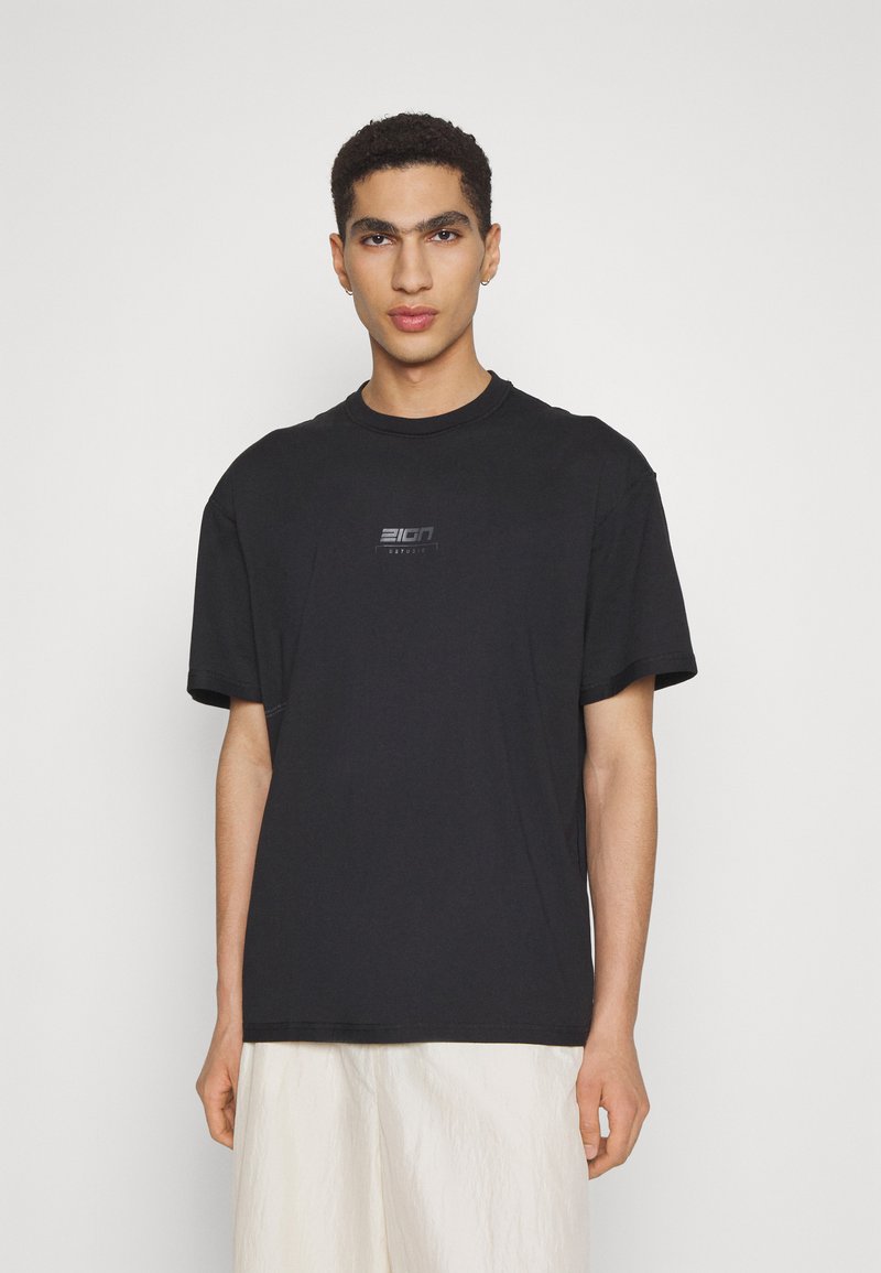 Zign STUDIO Basic póló - black/fekete - Zalando.hu