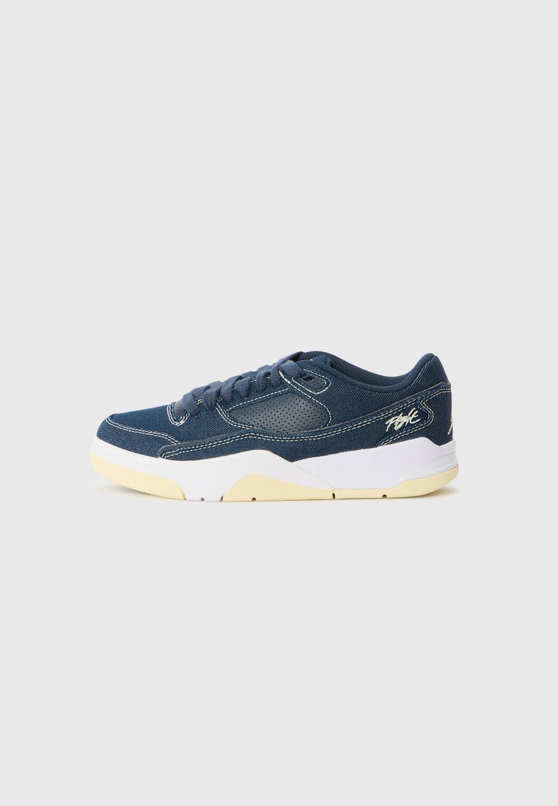 Jordan FLIGHT COURT ST - Sneakers basse - obsidian/alabaster/white/blu ...