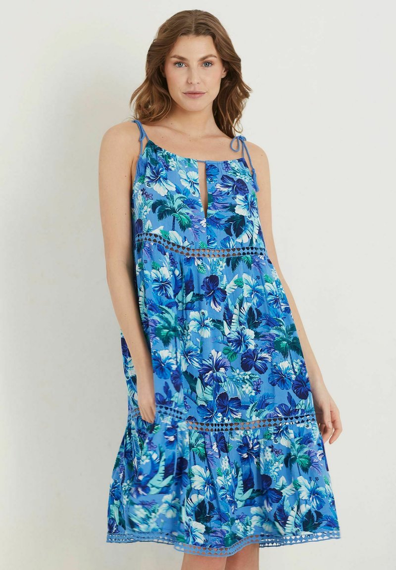 Yamamay AKILA - Robe de jour - light blue floral/bleu clair - ZALANDO.FR