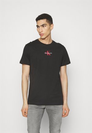 Calvin Klein Jeans MONOLOGO - T-shirt print - black/zwart - Zalando.nl