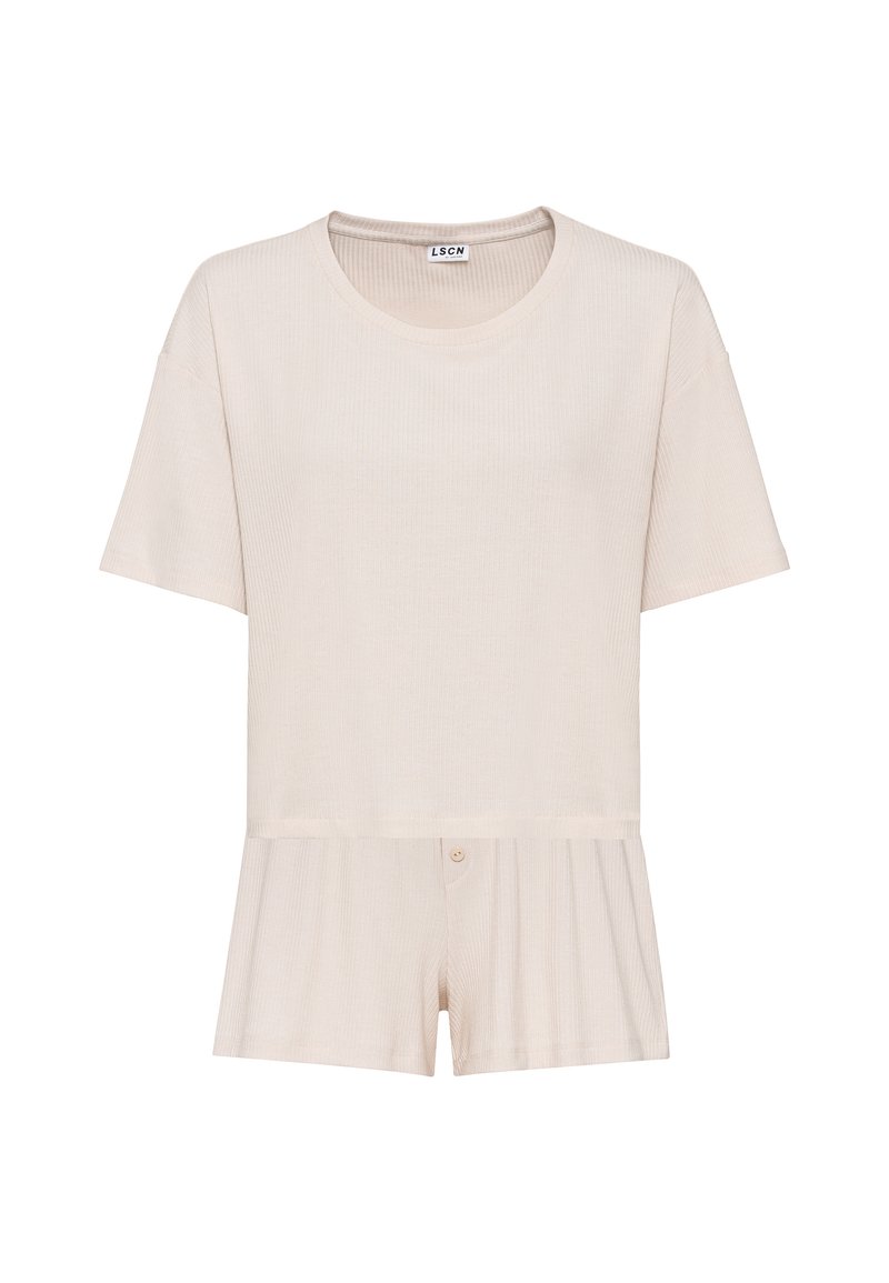 LASCANA LSCN BY LASCANA - SHORTY - Pyjamas - ecru/offwhite - Zalando.dk