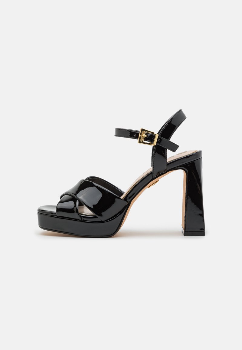 Buffalo CHERRY CROSS - Sandalen met hoge hak - black/zwart - Zalando.nl