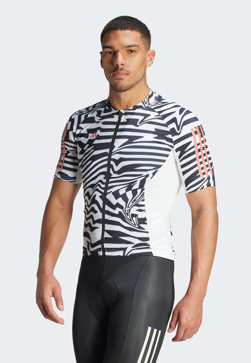 adidas Performance ESSENTIALS 3-STRIPES FAST ZEBRA - Cycling-Trikot ...