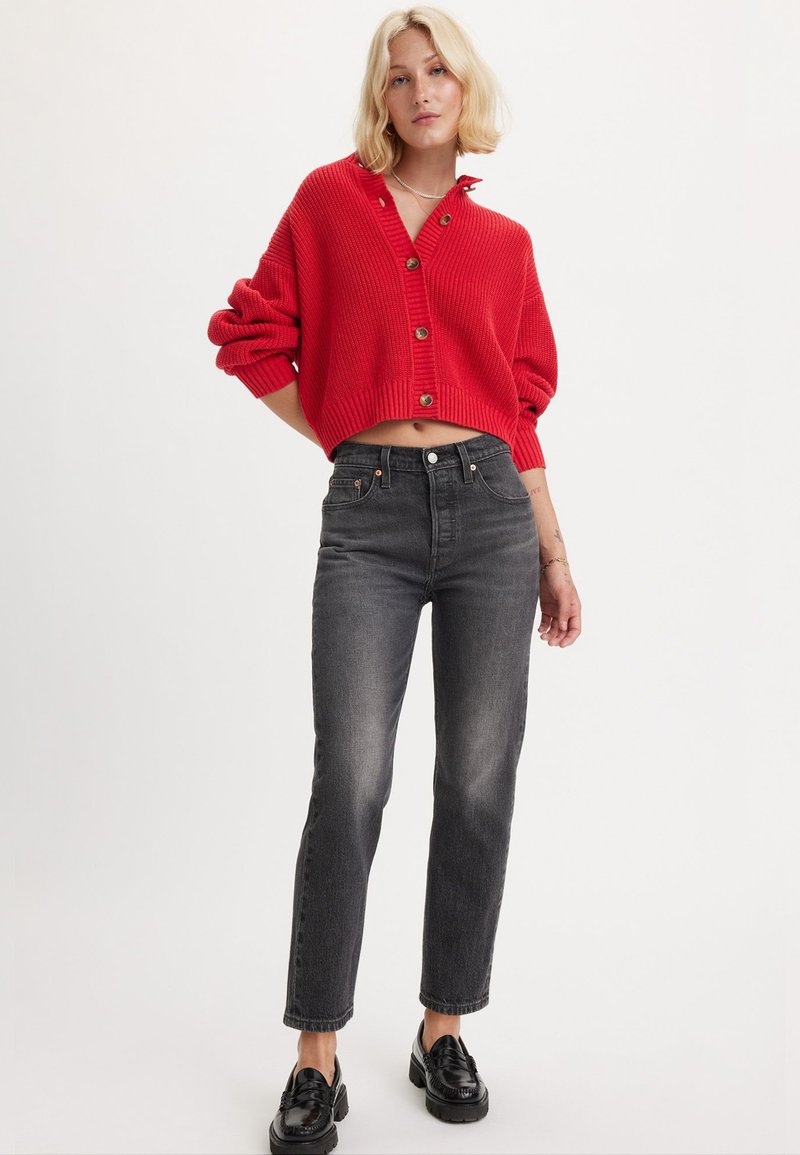 Levi's® 501® CROP - Straight leg jeans - long live the queen/black ...