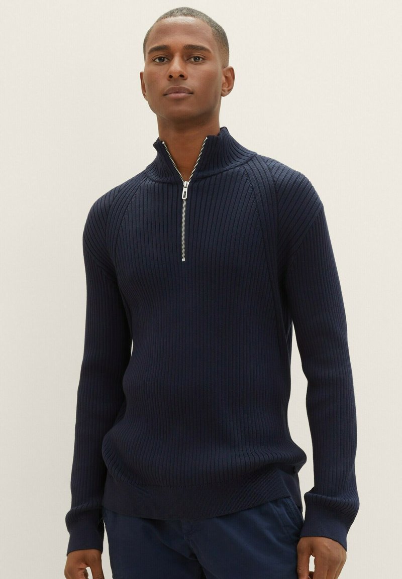 TOM TAILOR Jumper - sky captain blue/dark blue - Zalando