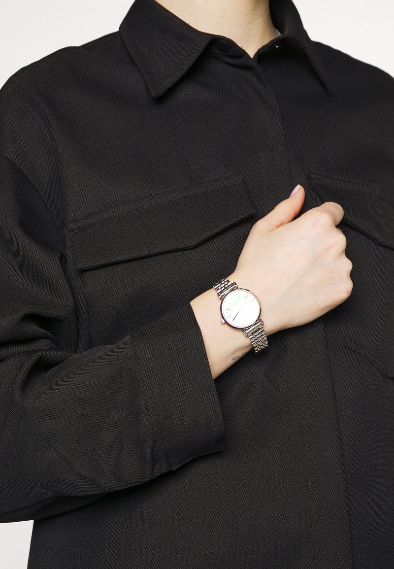 Emporio Armani TWO HAND WATCH - Watch - silver-coloured - Zalando.de