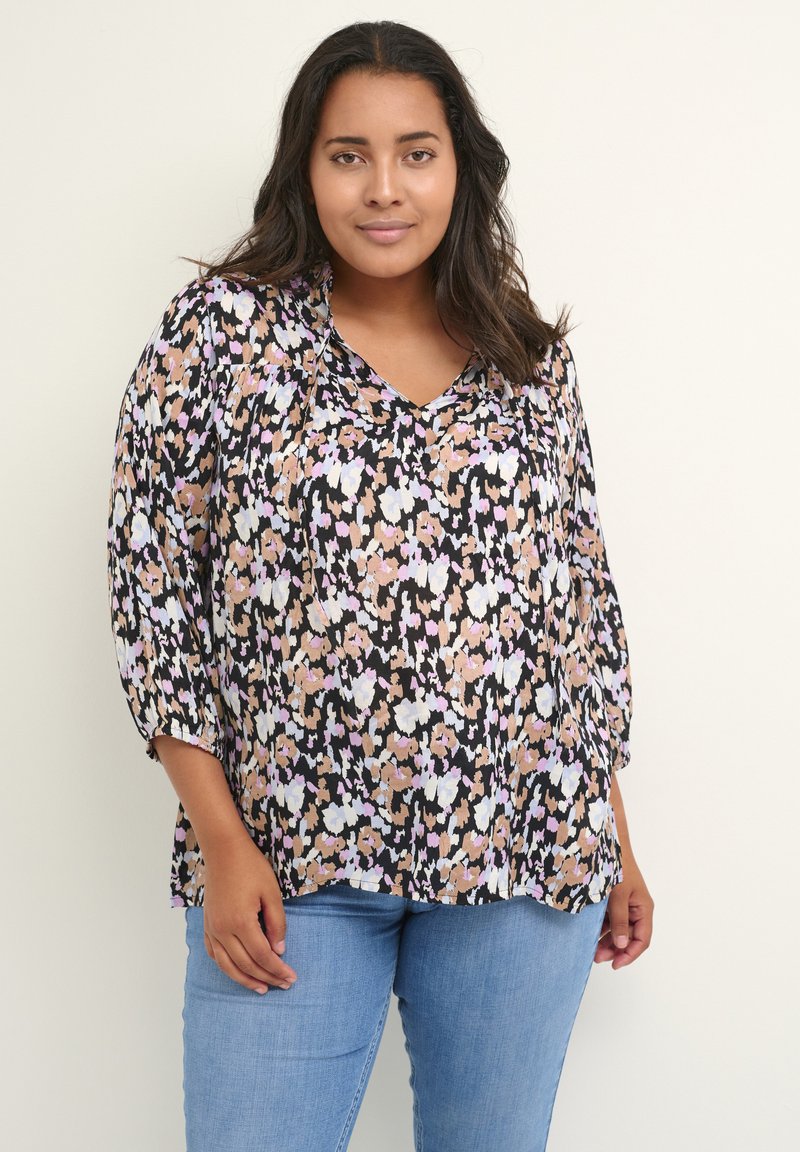 Kaffe Curve Bluzka/czarny - Zalando.pl