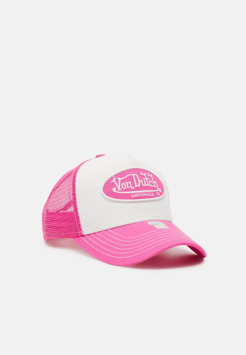 Von Dutch TRUCKER BOSTON UNISEX - Cap - white/pink/weiß - Zalando.at
