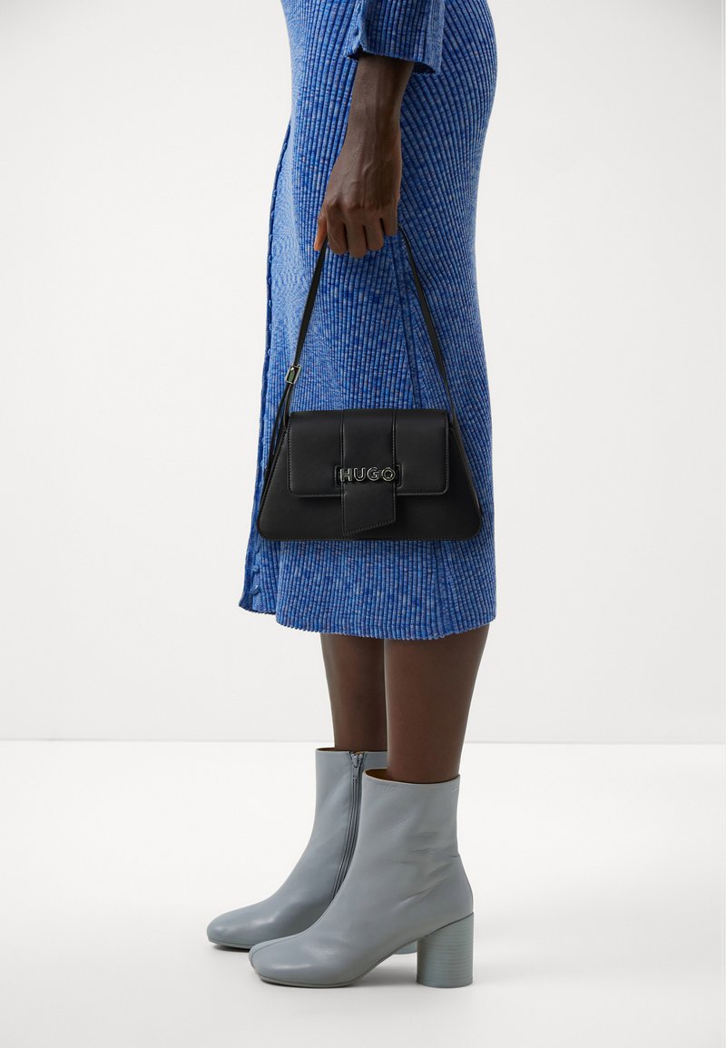 HUGO MEL FLAP BAG L - Handbag - black - Zalando