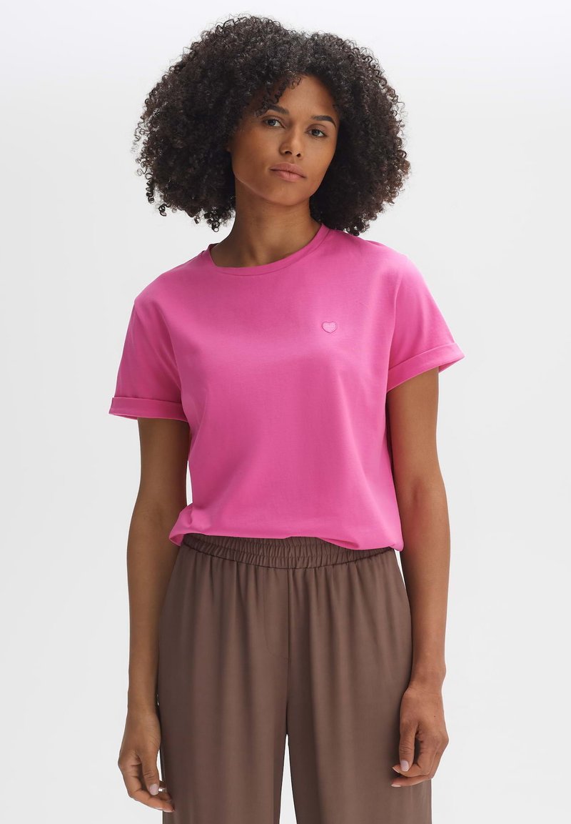 Opus SERZ - T-Shirt basic - pink punch/pink - Zalando.de