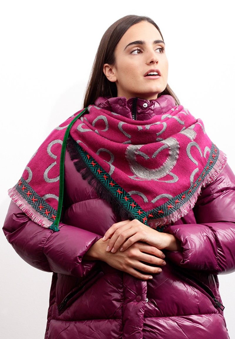 Codello HANDBESTICKTES - Foulard - pink - Zalando