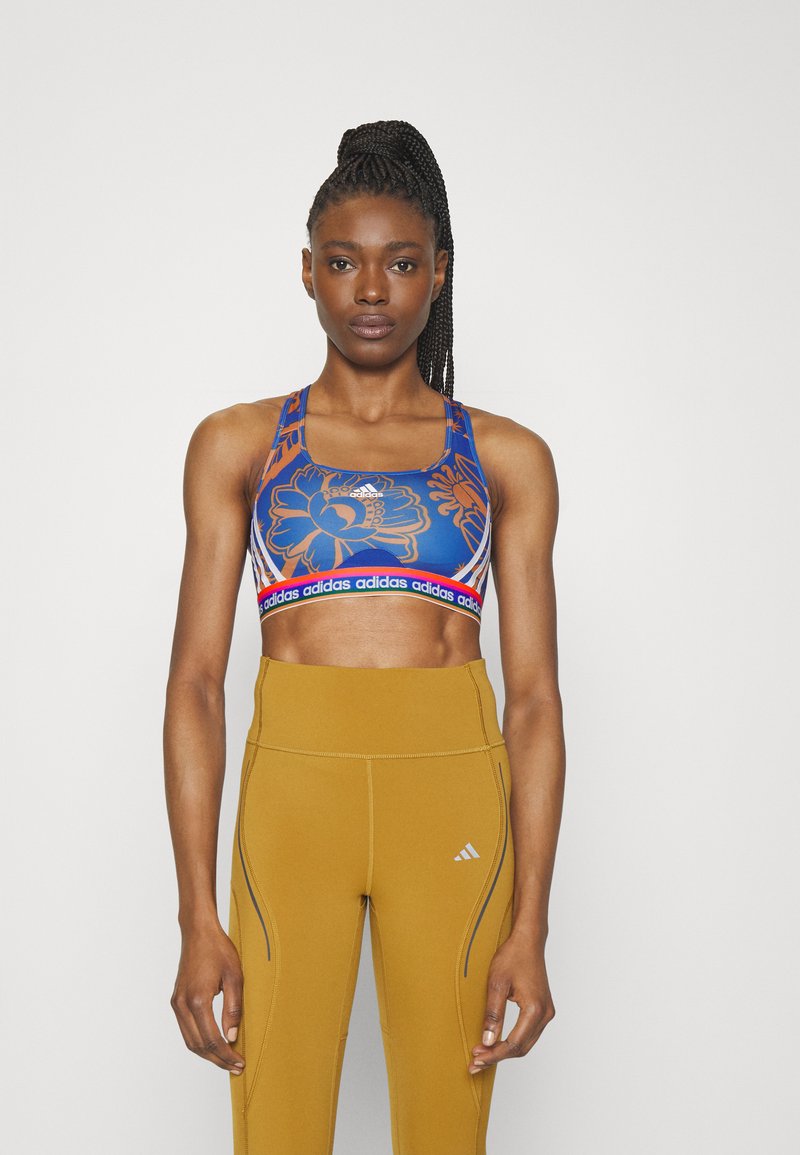adidas Performance FARM BRA - Medium support sports bra - team royal ...