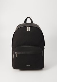 Calvin Klein MUST ROUND - Rucksack - twill mono black/black - Zalando.co.uk
