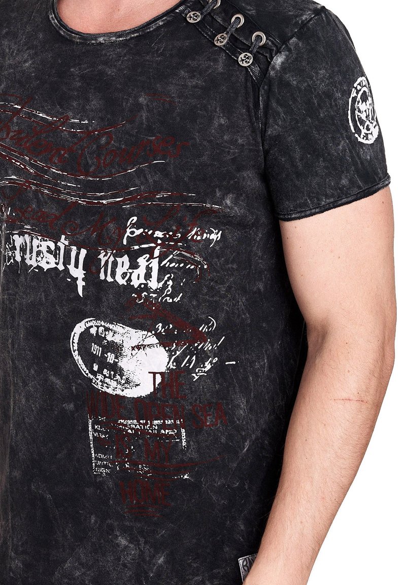 Rusty Neal T-Shirt print - anthrazit - Zalando.at