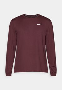 Nike Performance MILER - Long sleeved top - burgundy crush/reflective silver/dark red - Zalando