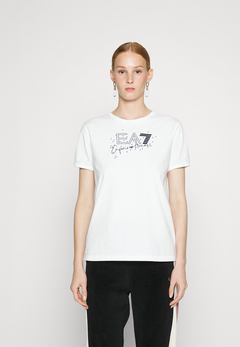 EA7 Emporio Armani T-Shirt print - white/weiß - Zalando.de