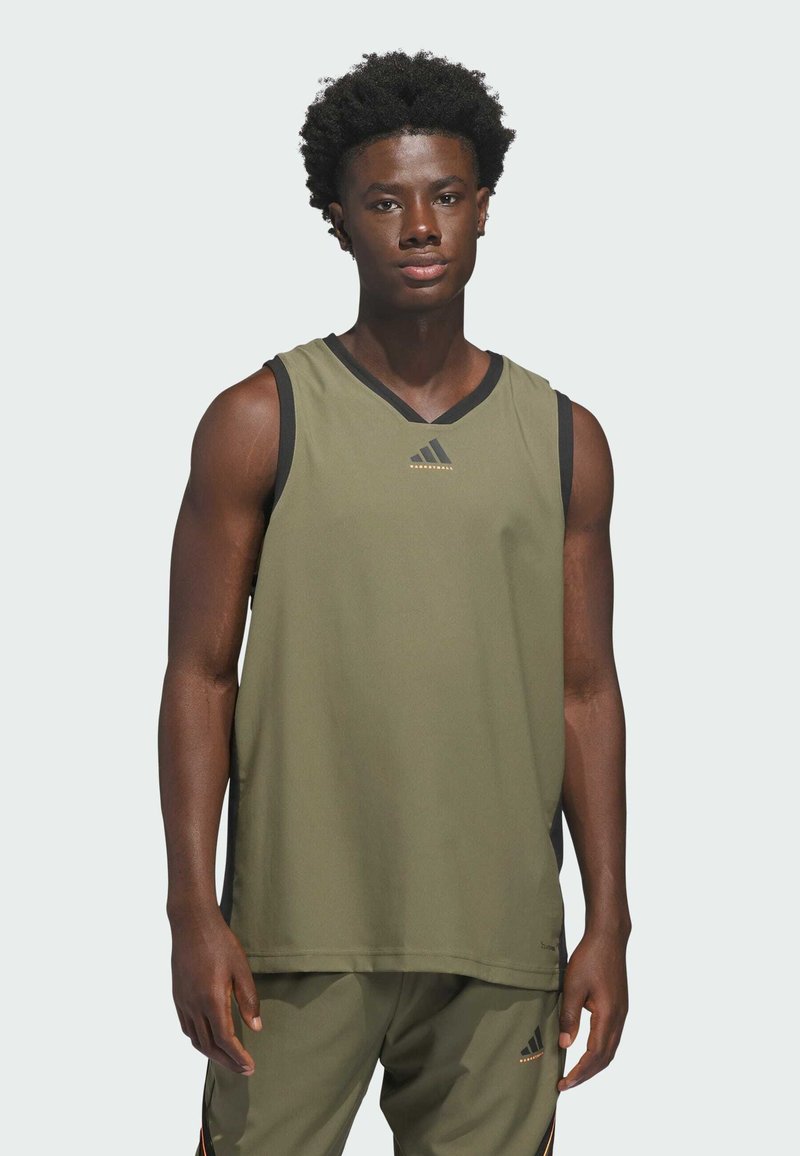 adidas Performance SELECT - Top - olive strata/olive - Zalando