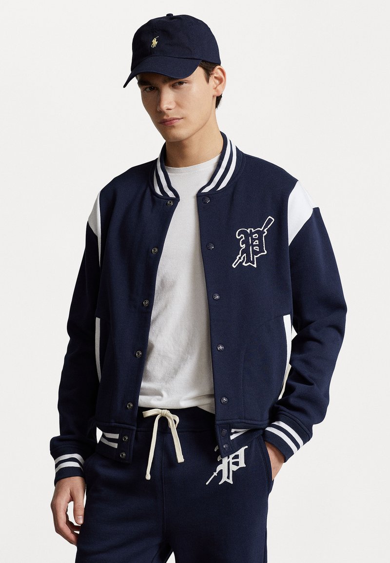 Polo Ralph Lauren FLEECE LETTERMAN JACKET - Vetoketjullinen college ...