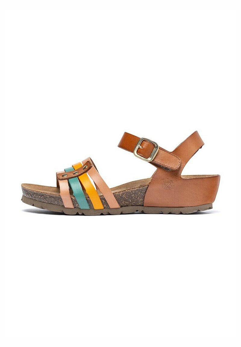 Yokono MONACO - Sandales compensées - marron - ZALANDO.FR