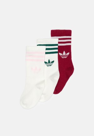 adidas Originals KIDS ANKLE UNISEX 3 PACK - Strumpor - white/pantone ...
