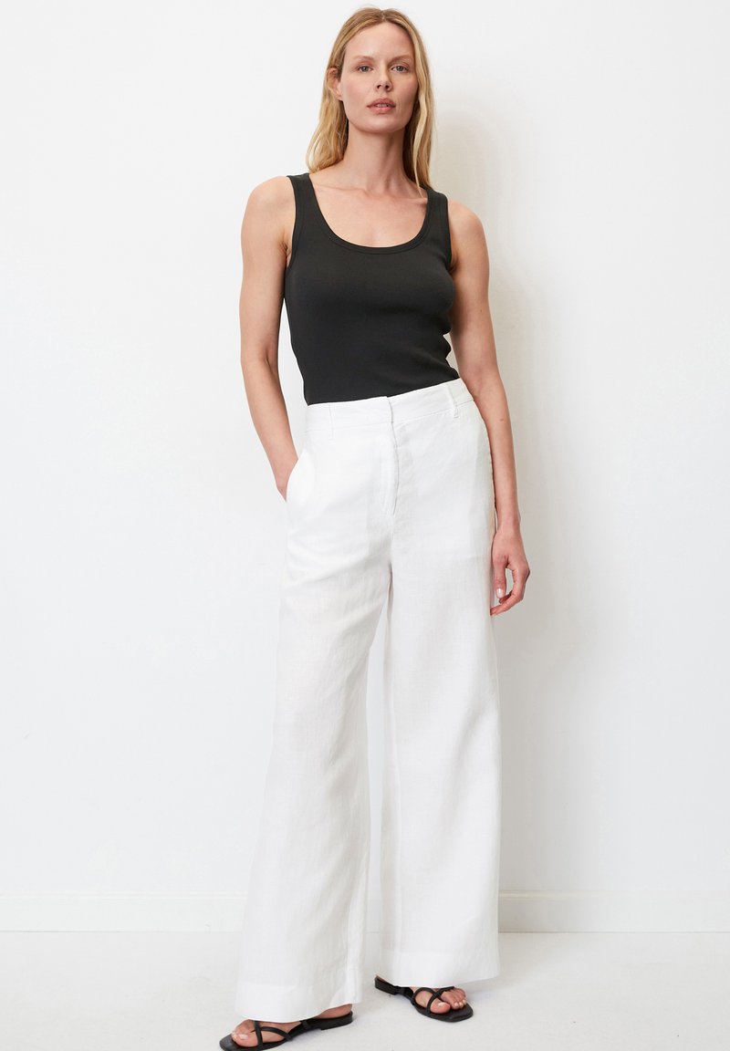 Marc O'Polo TANK SLIM AUS - Top - black/schwarz - Zalando.de