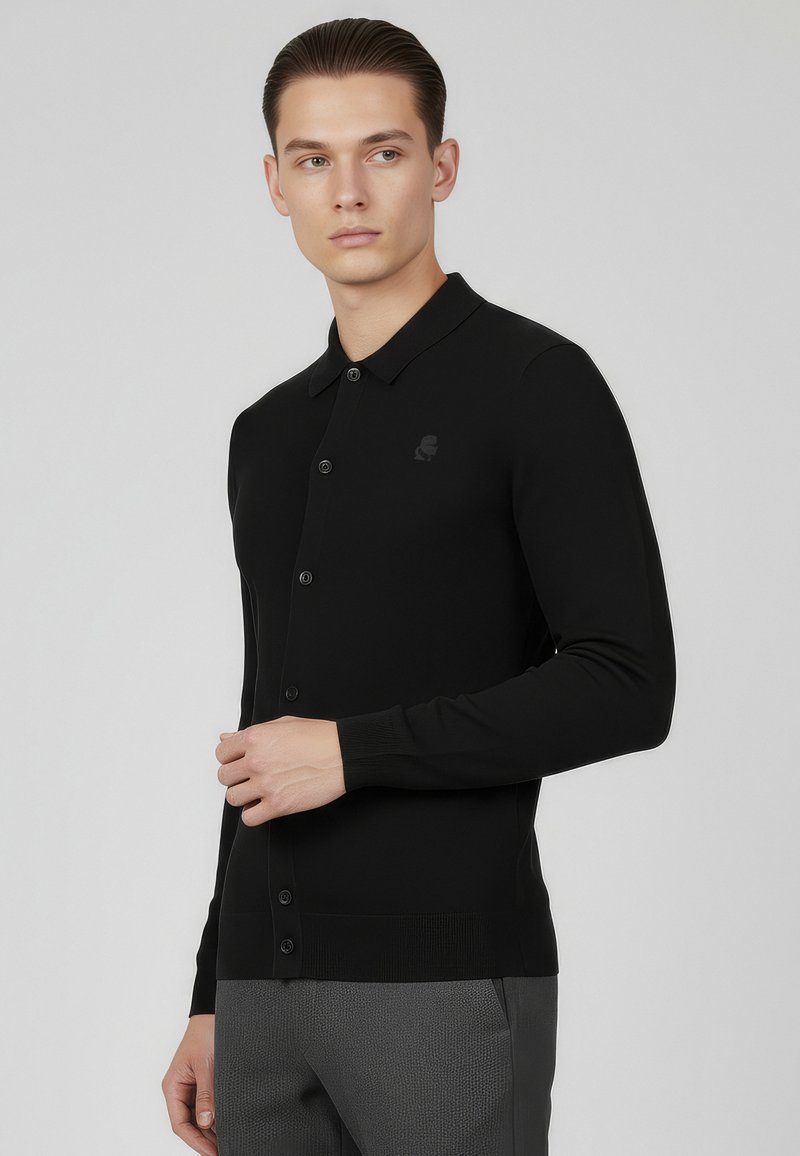 KARL LAGERFELD Kofta - black/svart - Zalando.se