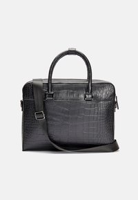 Zign LEATHER UNISEX - Laptoptas - black/zwart - Zalando.nl