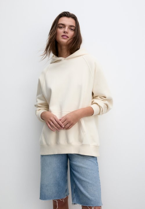 DEF Mikina s kapucí - beige/béžová - Zalando.cz