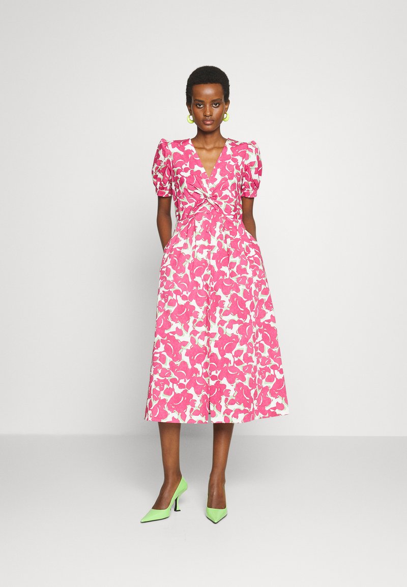 Diane von Furstenberg HEATHER DRESS - Kjole - nocturna pink me/rosa - Zalando.no