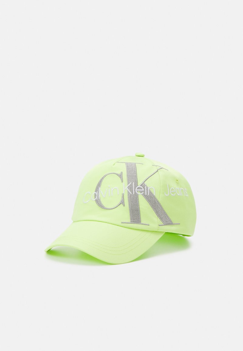 Calvin Klein Jeans SLANTED MONOGRAM UNISEX - Cap - sharp green/green ...
