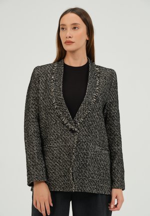 Cache Cache MIT DOPPELTER KNOPFLEISTE - Manteau court - noir - ZALANDO.FR