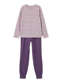Name it NKFNIGHTSET FLOWER - Pyjama - dawn pink/rose clair - ZALANDO.FR