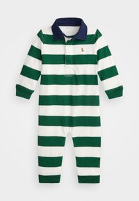 Polo Ralph Lauren STRIPED COTTON RUGBY COVERALL - Tuta jumpsuit - new ...