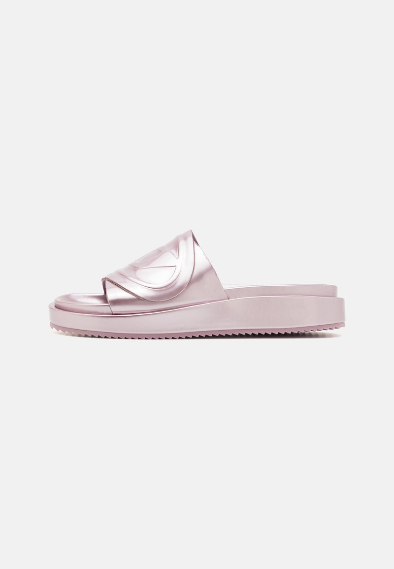 Diesel SA-SLIDE D OVAL - Sandalias planas - light pink/rosa - Zalando.es