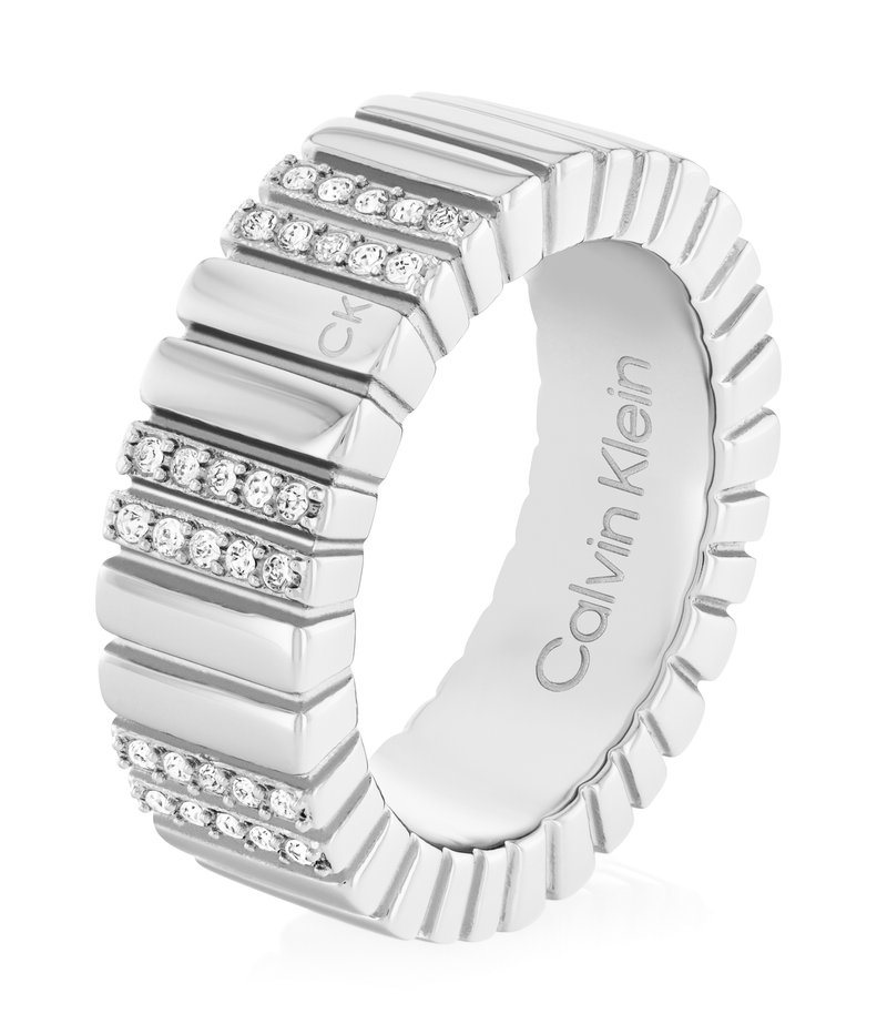 Calvin Klein Ring - silver coloured/silver-coloured - Zalando.co.uk