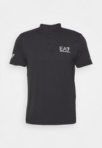 EA7 Emporio Armani Poloshirt - black/zwart - Zalando.nl