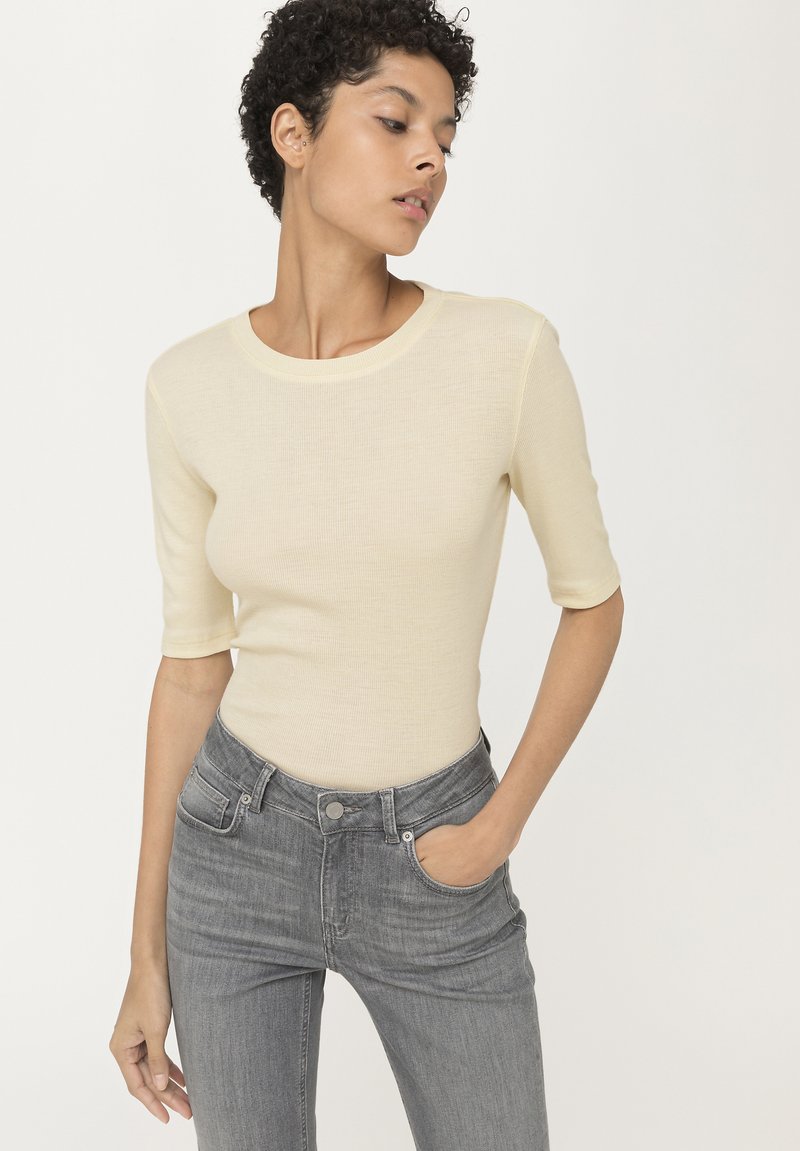 hessnatur T-shirt basic - natur/beige - Zalando.nl