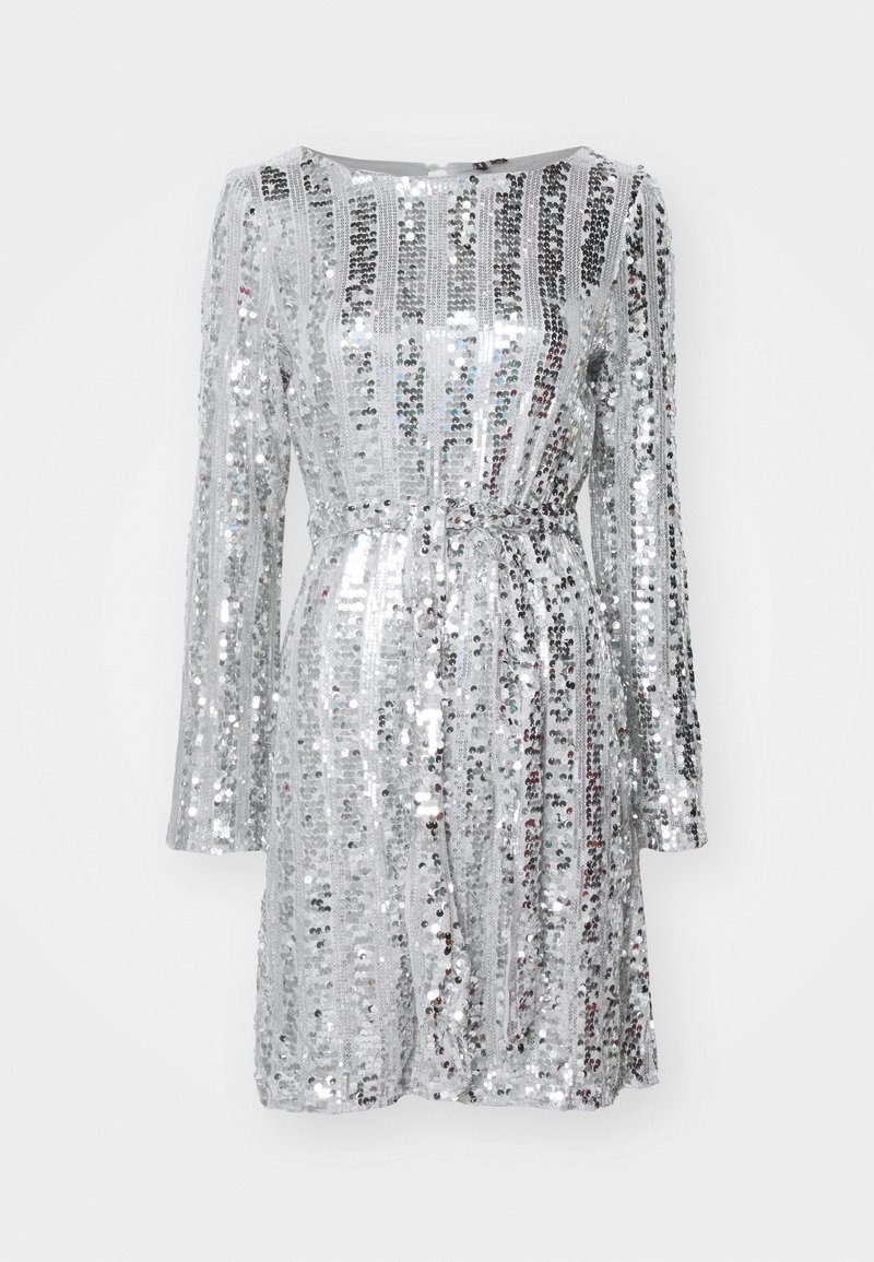 Vero Moda VMEFA SHORT - Cocktail dress / Party dress - silver-coloured ...