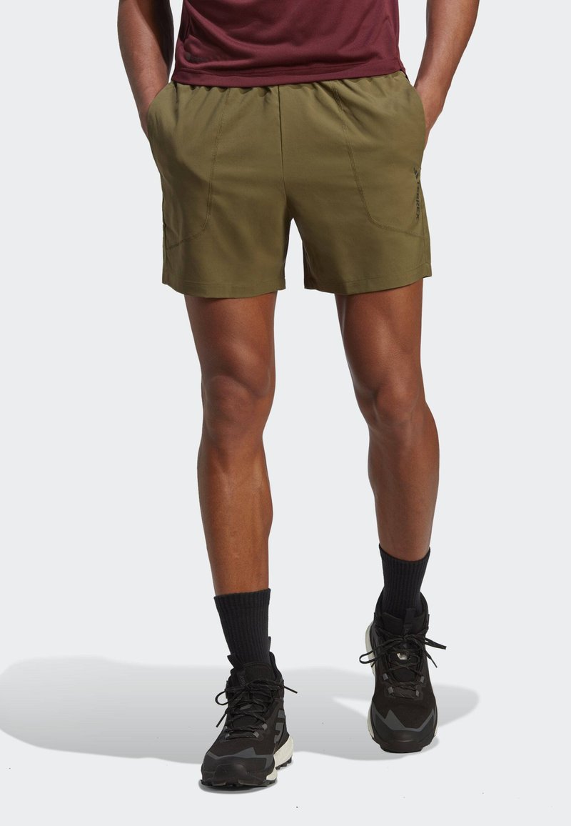 adidas Performance Sports shorts - focus olive/khaki - Zalando.co.uk