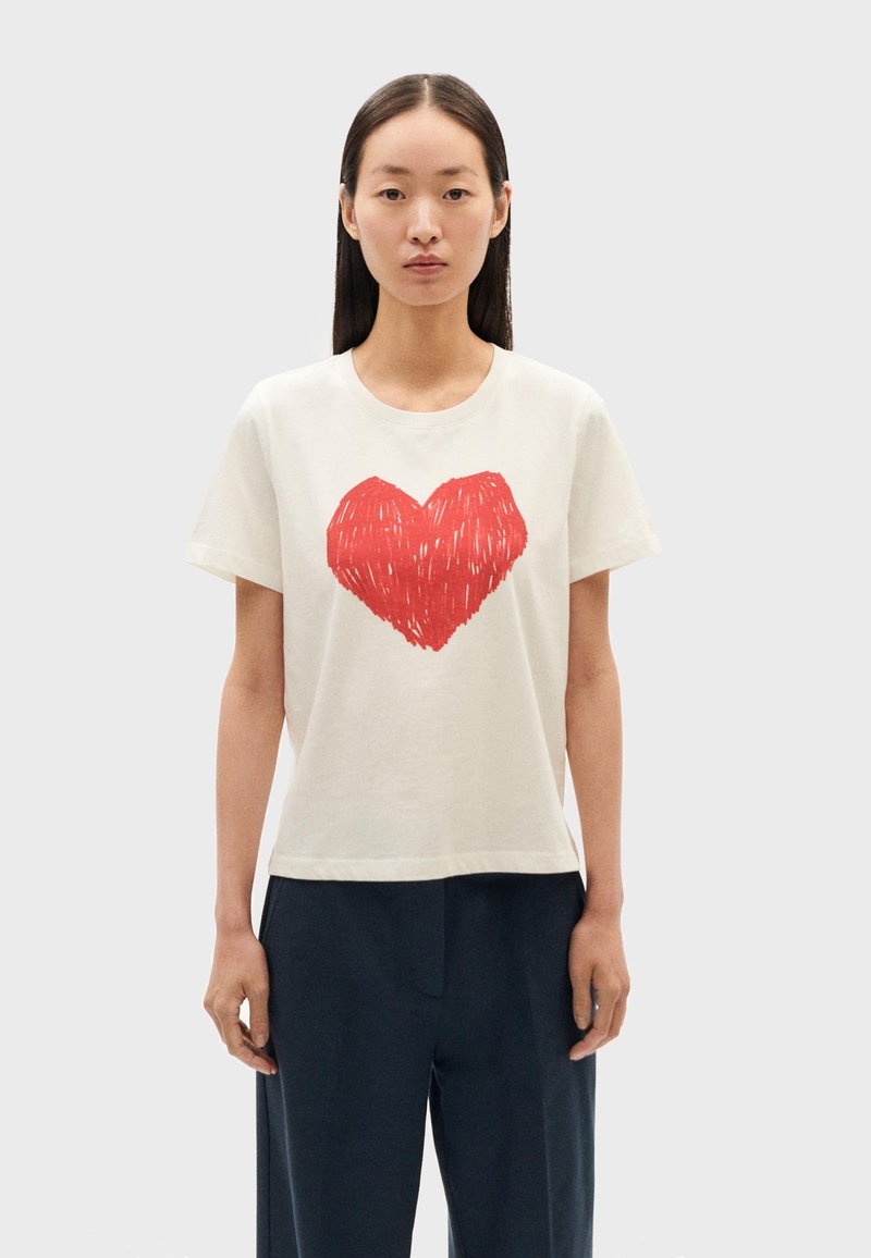 Thinking Mu IDA - T-shirt print - off white/crème - Zalando.nl